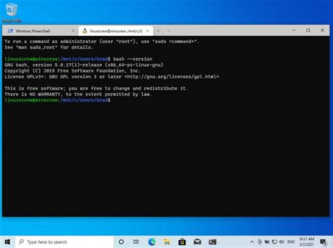How To Install Use Bash Linux Shell On Windows Tutorial