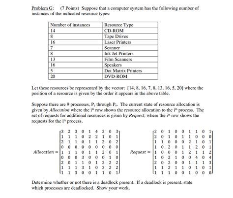 Solved Problem G 7 Points Suppose That A Computer System Chegg Com