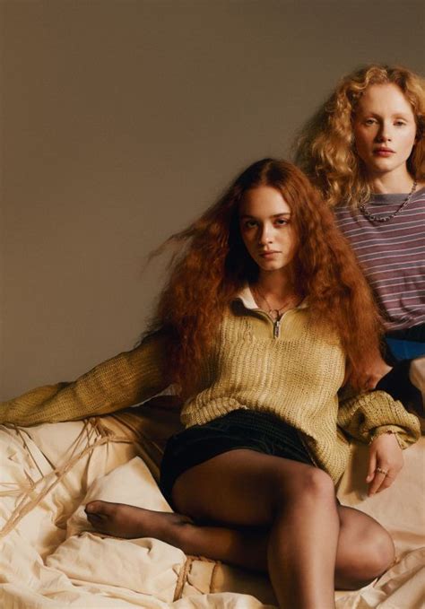 Sadie Soverall And Emma Laird In Soft Textures For Vogue Uk • Celebmafia