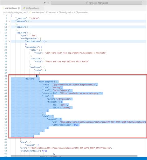 Create A Ui5 Integration Card That Consumes Data From The Sap Gateway Demo System Tutorials