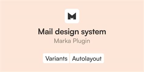 Mail Design System Figma Template Ui4free