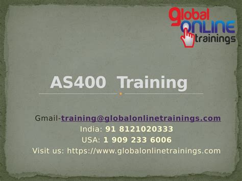 PPT AS400 Training Best IBM AS400 Training Global Online Trainings PowerPoint Presentation