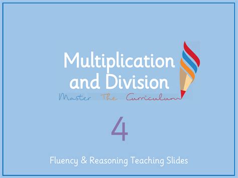 Multiplication And Division Efficient Multiplication Presentation Pango