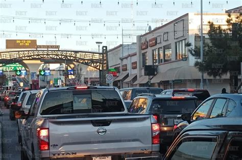 Saturadas Las Filas En Los Puentes Internacionales