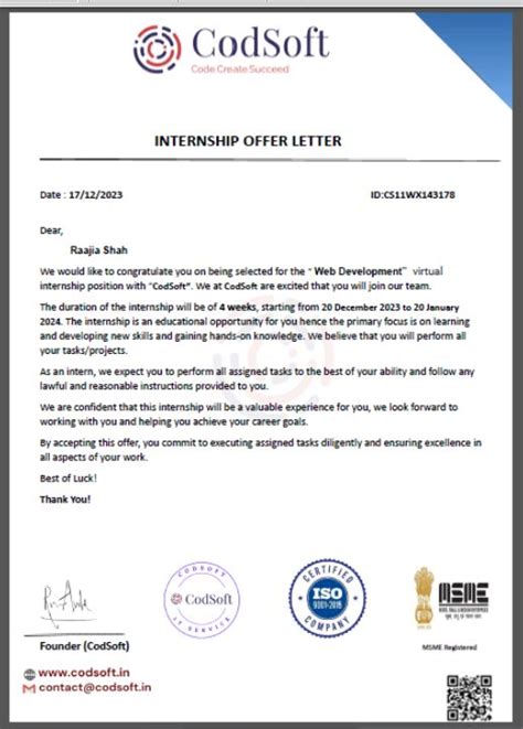 Raajia Shah On Linkedin Newbeginnings Webdeveloper Internship