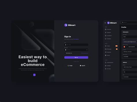 Db Sales Analytics Dashboard Dark Theme By Ngoc Cam Phan On Dribbble