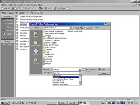 Pasos Para Migrar Datos En MYSQL