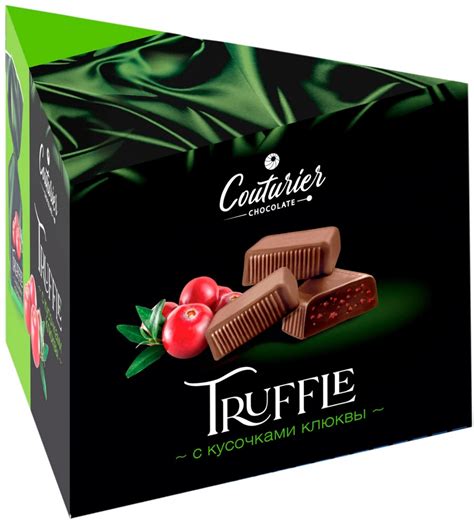 Купить Шоколад Труфф ле Конфеты с Кусочками Клюквы Truff Le Candies With Cranberry 125г