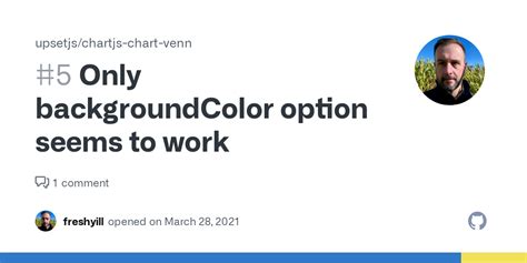only backgroundcolor option seems to work · issue 5 · upsetjs chartjs