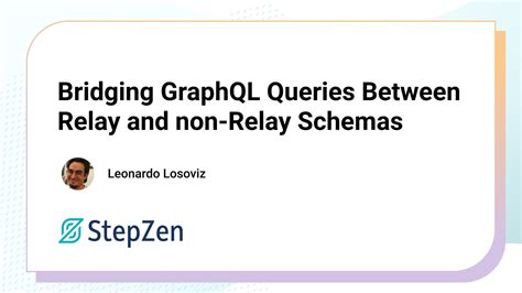 Bridging Graphql Queries Between Relay And Non Relay Schemas Rgraphql