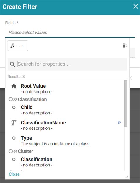 Creating A Hierarchy Filter