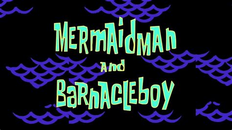 Spongebob Season 1 Title Cards Wide Screen Youtube