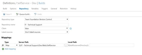 Tfsbuild Tfs Build Is Downloading All Branches Source Code Of A