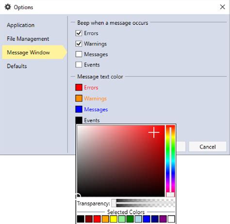 Message Window Options Download Scientific Diagram