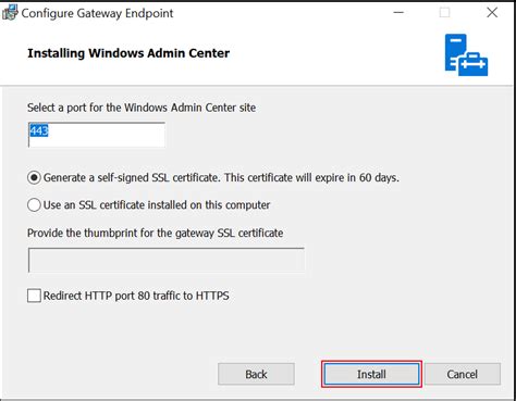 How To Download And Install Windows Admin Center On Windows Server 2022 Greencloud Documentation