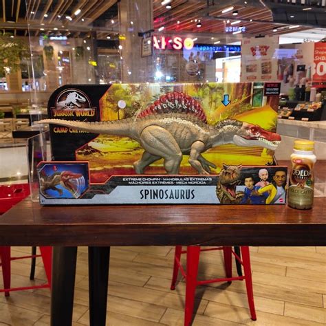 Jurassic World Mattel Camp Cretaceous Spinosaurus Shopee Malaysia