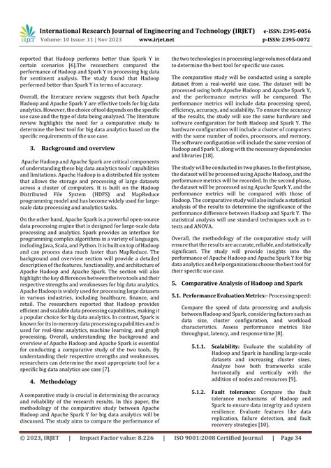 Big Data Analytics A Comparative Evaluation Of Apache Hadoop And