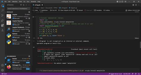 Code Không Chạy được Do Lỗi No Module Named Matplotlib