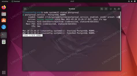 Ubuntu PostgreSQL Installation Linux Tutorials Learn Linux