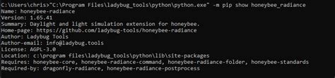 Issues Running Honeybee And Radiance Commands Honeybee Ladybug