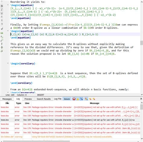 TeXstudio Highlights The Errors On The Wrong File TeX LaTeX Stack Exchange