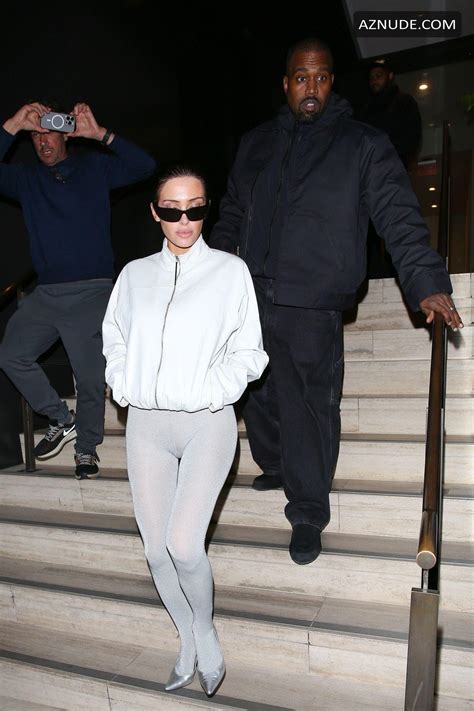 Kanye West And Bianca Censori Cause Commotion At Stella In West Hollywood Aznude