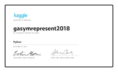 Marolahy Completed The Python Course On Kaggle
