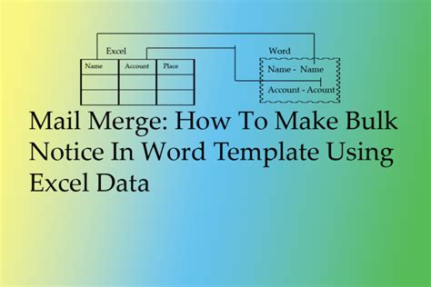 Mail Merge In Hindi Excel Data से Bulk Notice Word Template