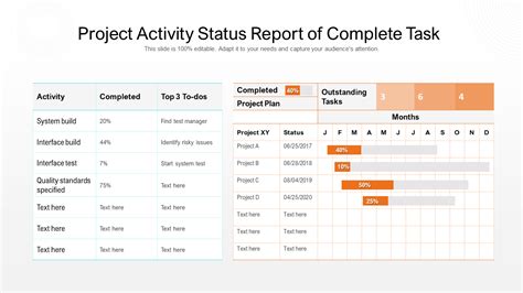 top 10 project activity report templates with samples and examples