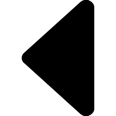Arrow Triangle Left Icon Svg Png Free Download