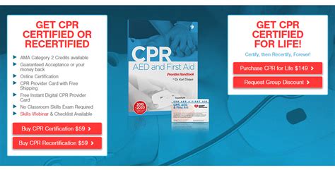 Cpr Aed And First Aid Certification And Renewal 100 Online