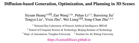 Talk 北京通用人工智能研究院黄思远：让通用智能体理解三维世界 知乎