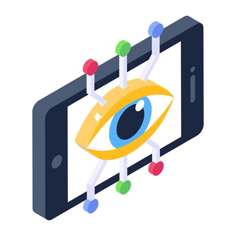 Mobile Network Monitoring Icon In Isometric Design Editable Vector