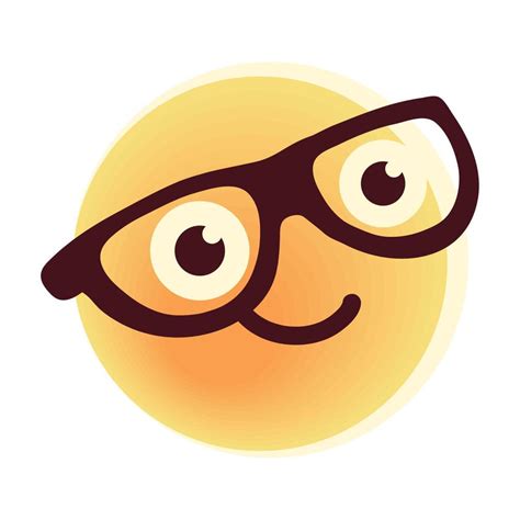 Nerd Emoji Icon 11209814 Vector Art At Vecteezy