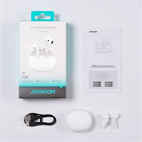 Joyroom Funpods Series Jr Fb Half In Ear Langattomat Kuulokkeet Valkoinen Tekniikkaosat Fi
