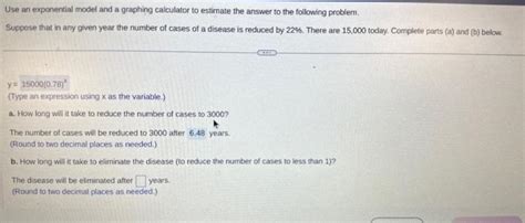 Solved Use An Exponential Model And A Graphing Calculator To Chegg