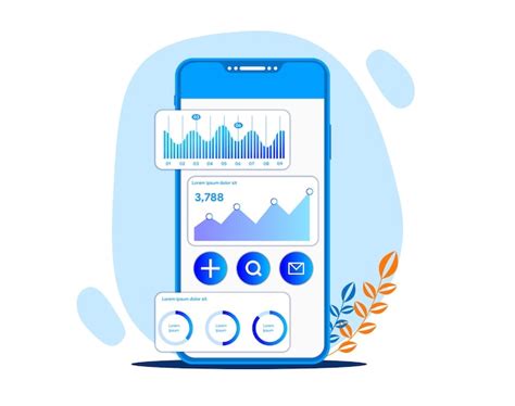 Premium Vector Vector Dashboard User Panel Template Vactor Ui Ux Elements Vactor Analytics
