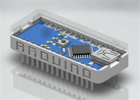 Arduino Nano Slim Snap Fit Case By Alβ3d Makerworld Download Free 3d