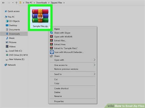 3 Ways To Email Zip Files WikiHow