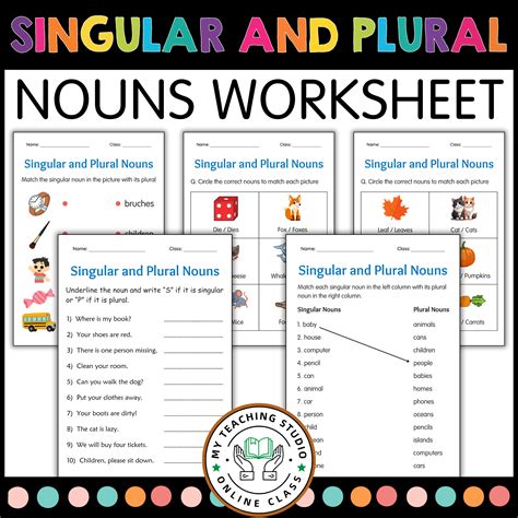 Plural Nouns Worksheet English Esl Worksheets For Plants Singular
