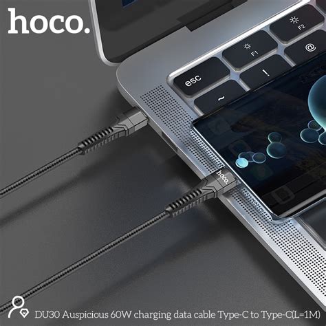 Cáp Sạc Nhanh Hoco Du30 Typec Typec 1m 60w