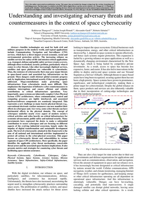 Pdf Understanding And Investigating Adversary Threats And Countermeasures In The Context Of