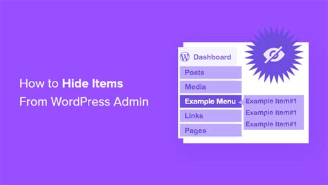 How To Hide Unnecessary Menu Items From Wordpress Admin