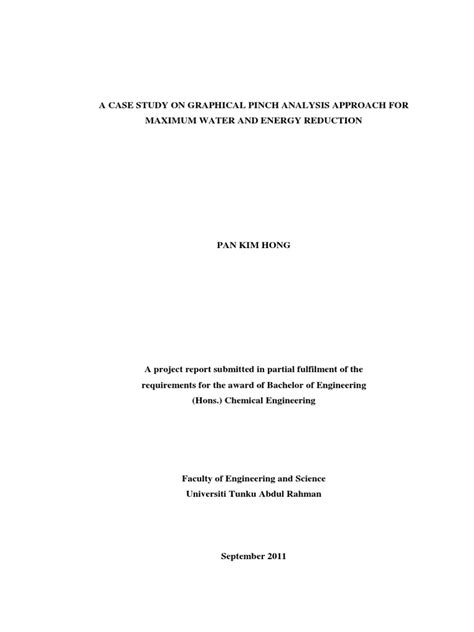 Project On Pinch Technology Pdf Mathematical Optimization Heat