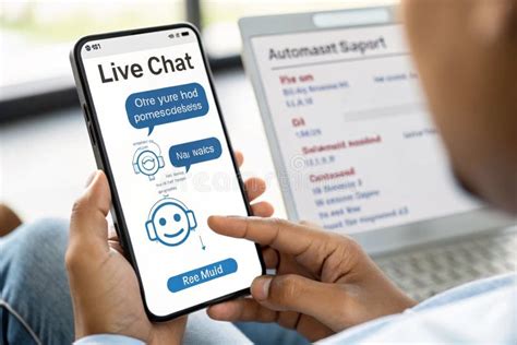 Ai Customer Service Enhancing User Experience With Chatbots And Automation Stock Illustration