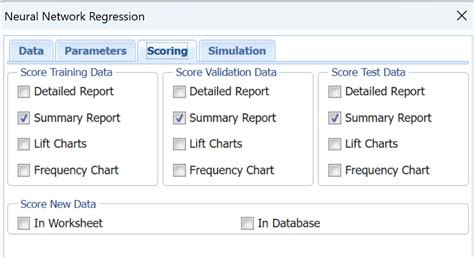 Using Neural Network Regression Solver