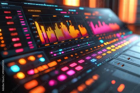 marketing online with analytics performance a detailed 3d render of