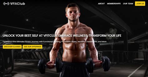 Responsive Gym Website Using Htmlcss And Javascript