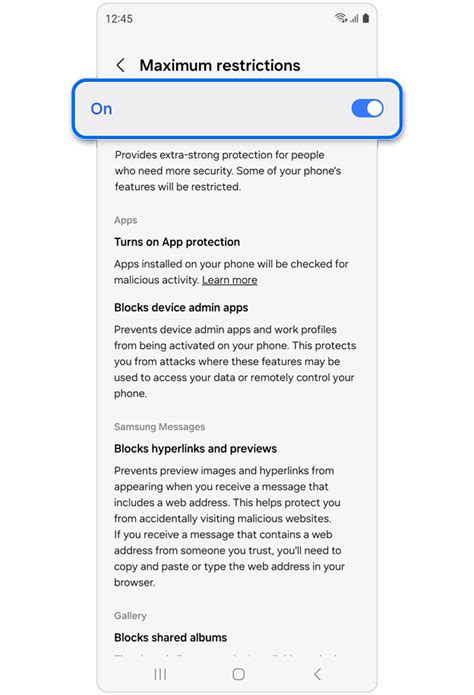 Protect Your Galaxy Phone With The Auto Blocker Feature Samsung Uk