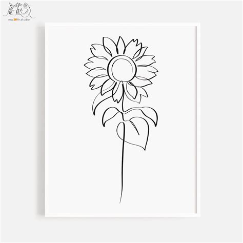 Sunflower Svg Jpeg Png One Line Art Shes Loves Jesus And America